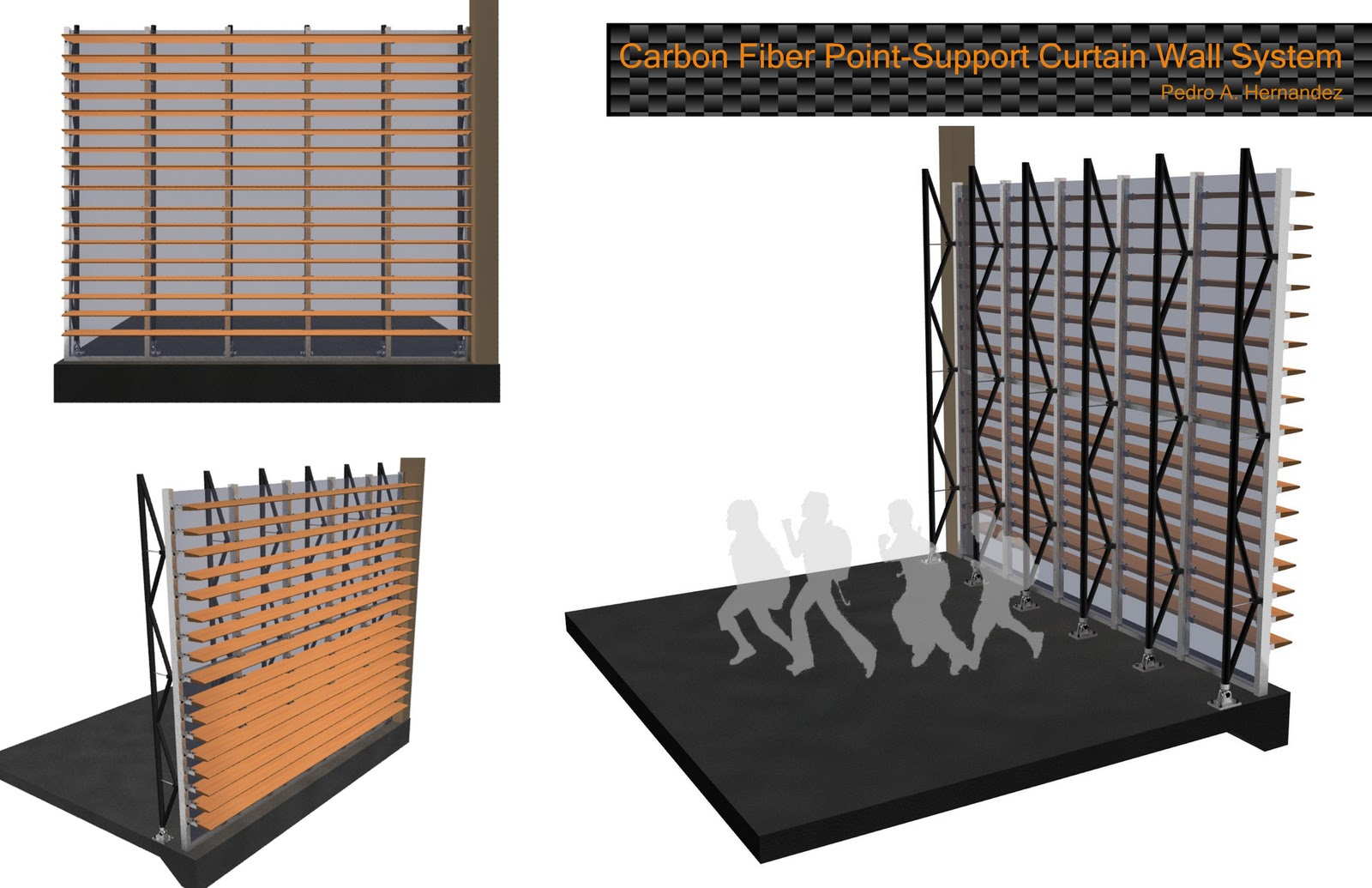 PAH & REB Smart Materials 2010: Carbon Fiber Point-Support Curtain Wall ...