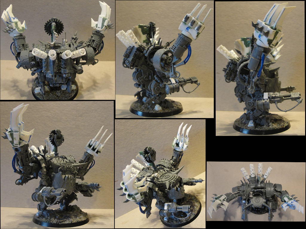 Blighty Waaagh Boys: Finished Deff Dread (un-painted)