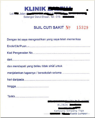 Surat Mc Klinik Pdf Lihat - Letter Website