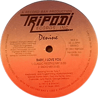 FREESTYLE MANIACOS: Denine - Baby, I Love You (12'' 1991)