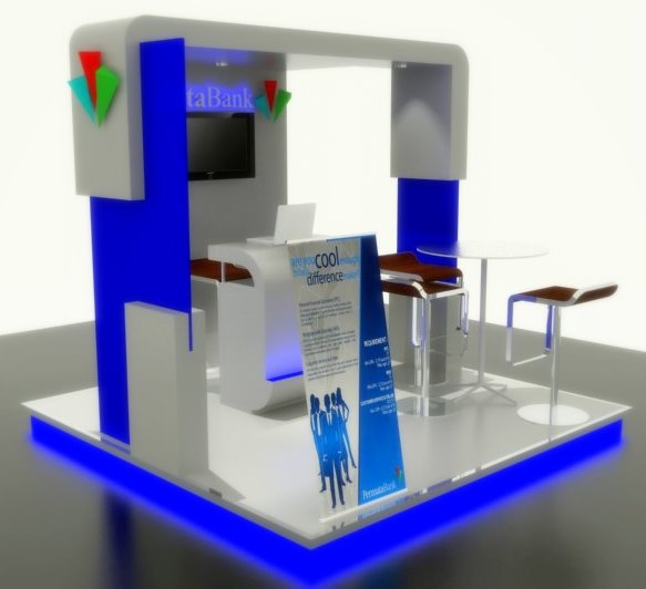 sakasaka: Proposed design Booth Permata Bank ,Jakarta