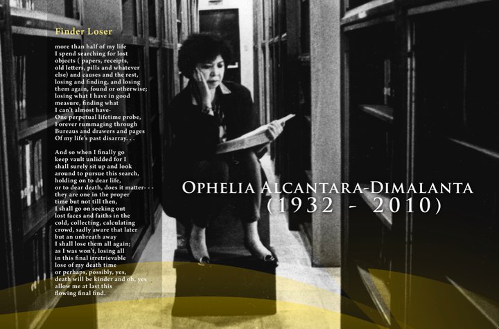 Ophelia Alcantara Dimalanta - Alchetron, the free social encyclopedia