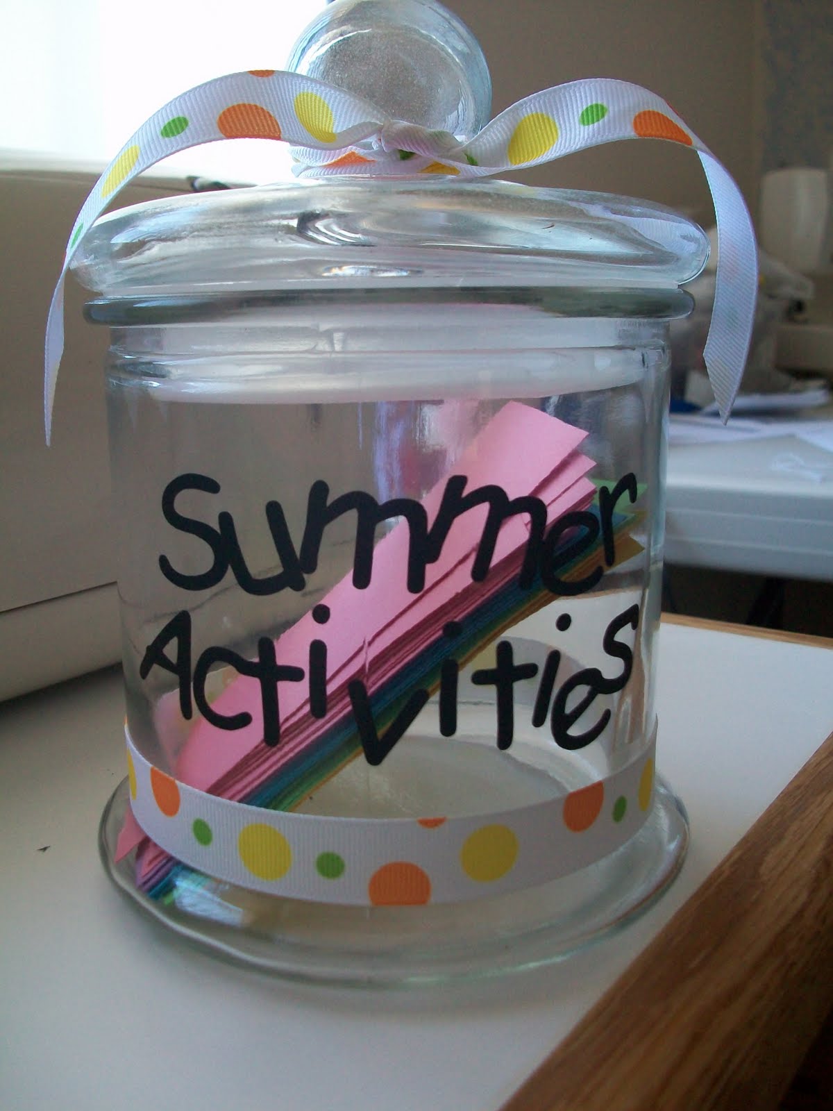 Crafter's Anonymous Club: Summer Activity Jar
