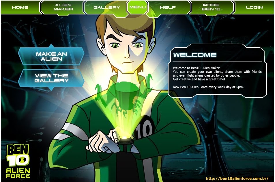 Ben 10 Series: Jogo do Ben 10 Alien Force Alien Maker