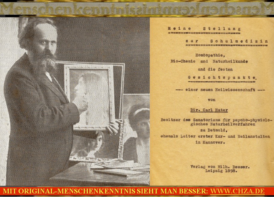 CHZA1: ZUM GEBURTSTAG VON CARL HUTER SEIN ORIGINAL-MANUSKRIPT ...