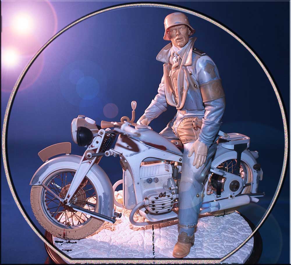 Zundapp K-800 motorcycle (in-progress) 1/9th scale scratch-build ...