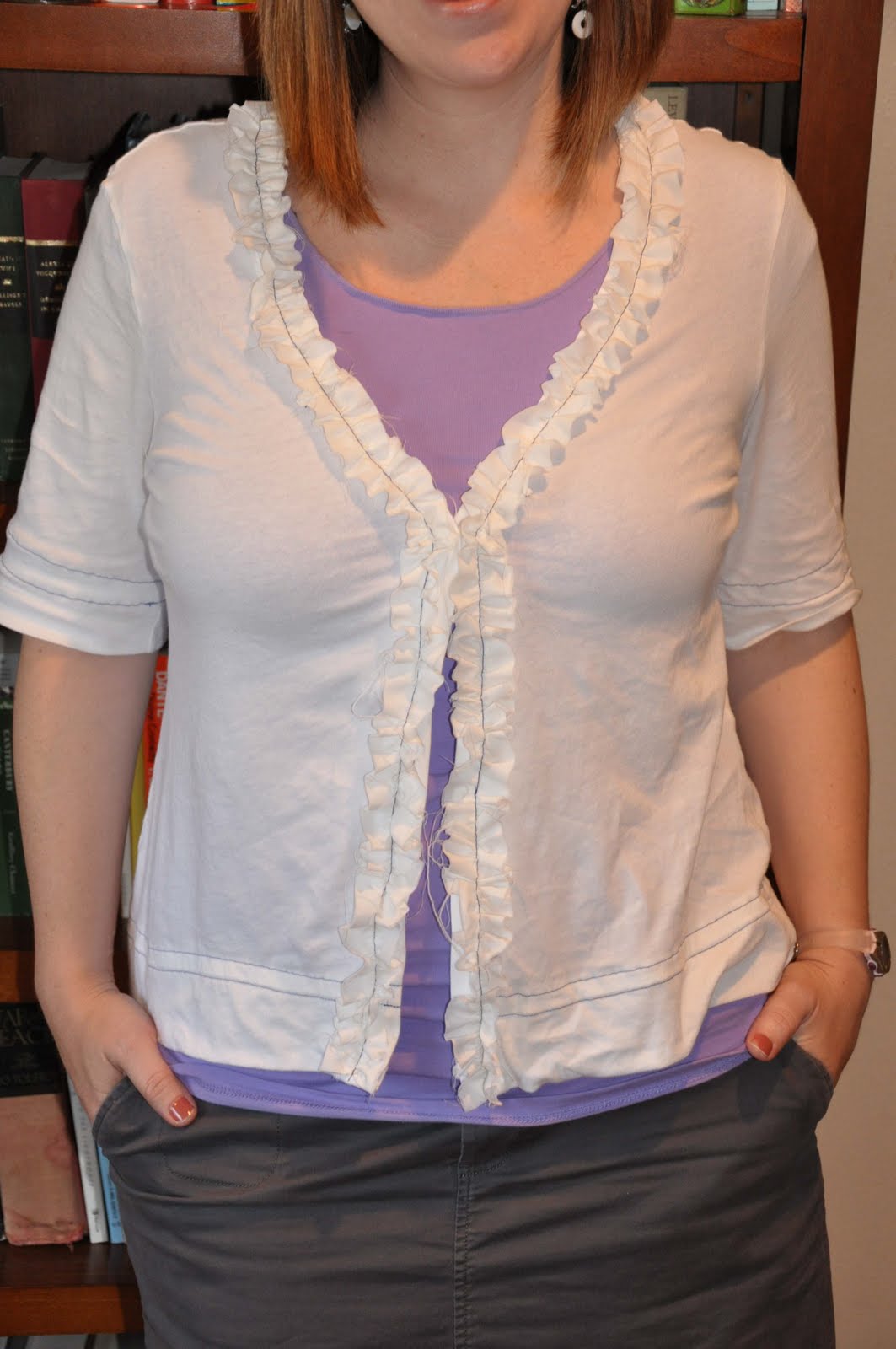 Finally Finished Crafts: Simple cardigan makeover