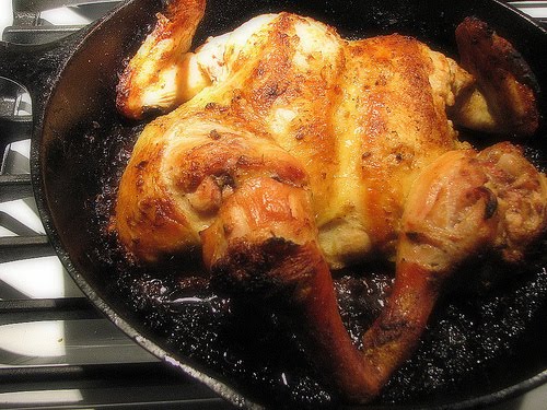 How To Cook A Wolf: Jacques Pepin's Split Quick Roasted Chicken with ...