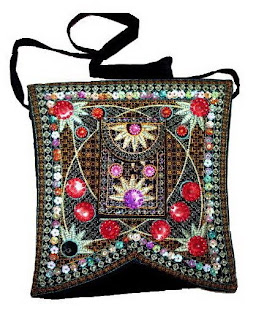 Traditional products of Sindh, Pakistan.: EMBROIDERED HANDBAGS/SHOULDER ...