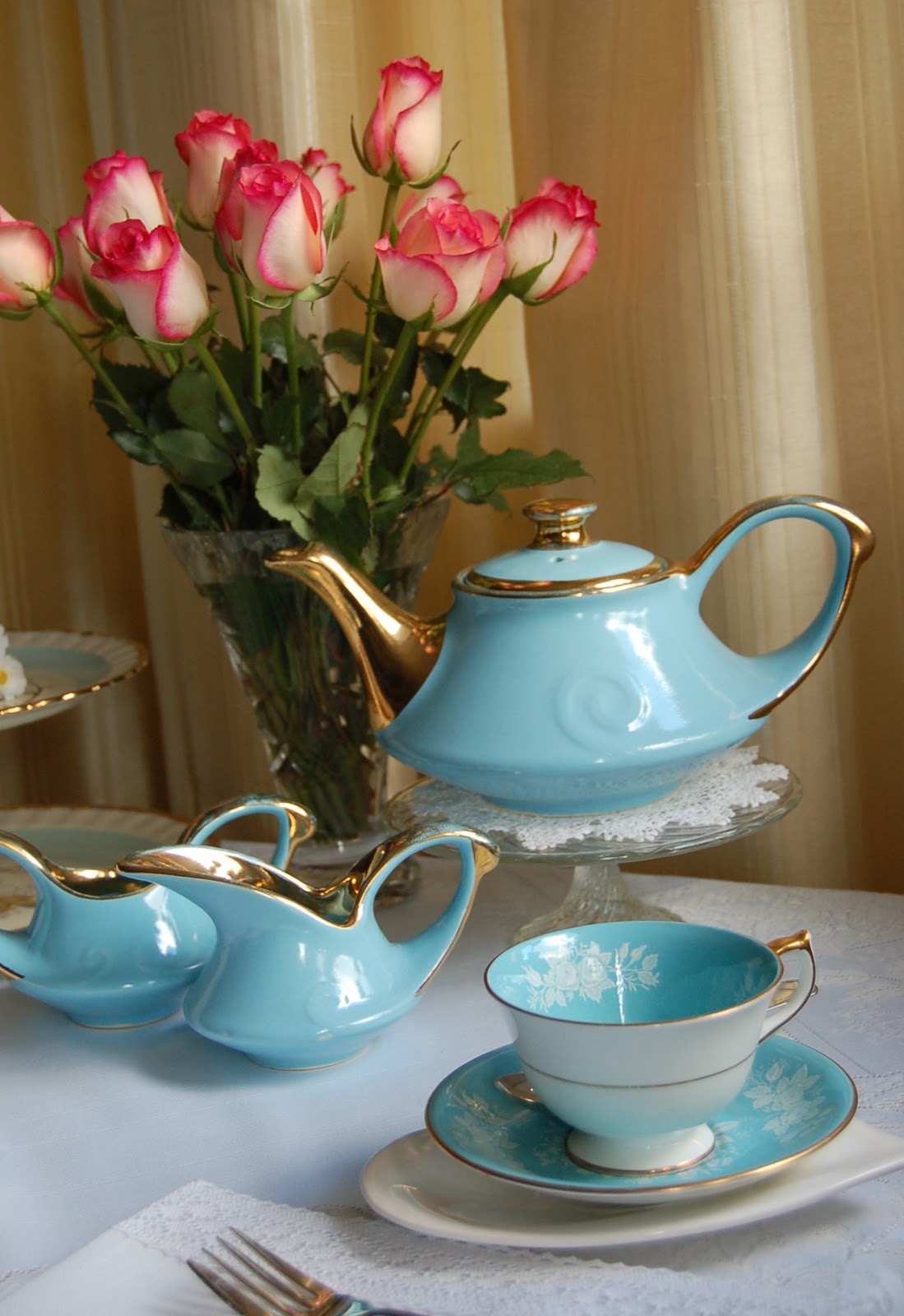 Breath of Fresh Air: The 22nd, Teapot And Tea Things Tuesday:Turquoise ...
