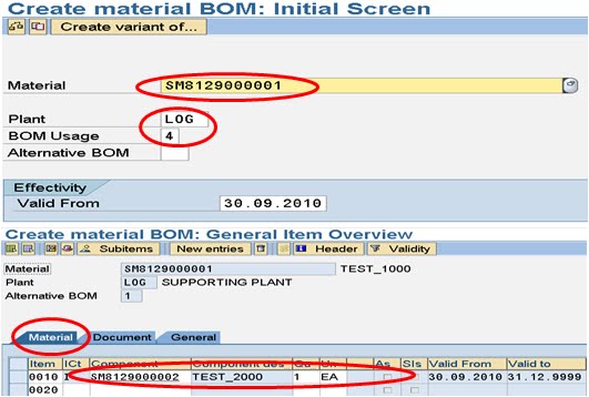 KLINIK SAP PM: F. Maintain Bill Of Material