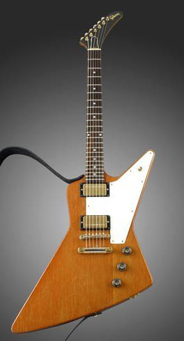 Louie's guitar life: The Edge's First Guitar (a Gibson Explorer)