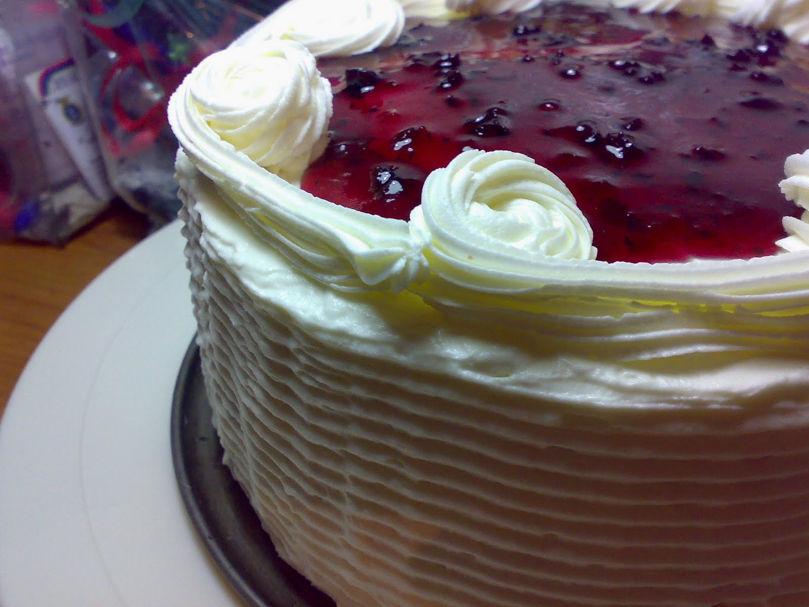 SWEET V@NiLL@: Resepi Blueberry cake