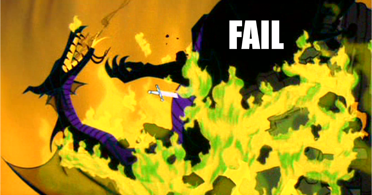 DisneyFAIL: Fantasmic! Dragon Fail