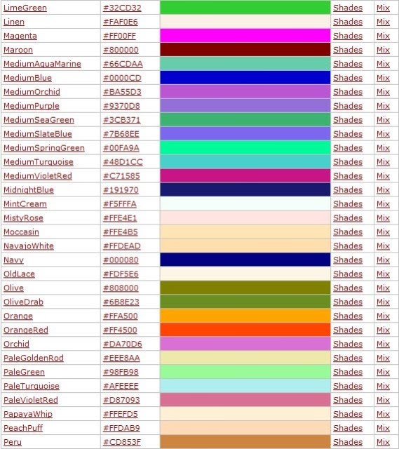 Bảng màu Hexa - Mới 100%