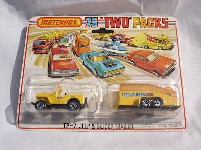 Matchbox Memories: Matchbox TP-07 Jeep and Glider Trailer