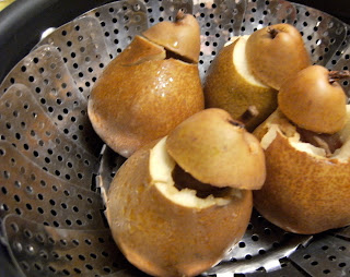 My Retro Kitchen: Sweet and Sour Chicken, Fried Rice and Steamed Pears