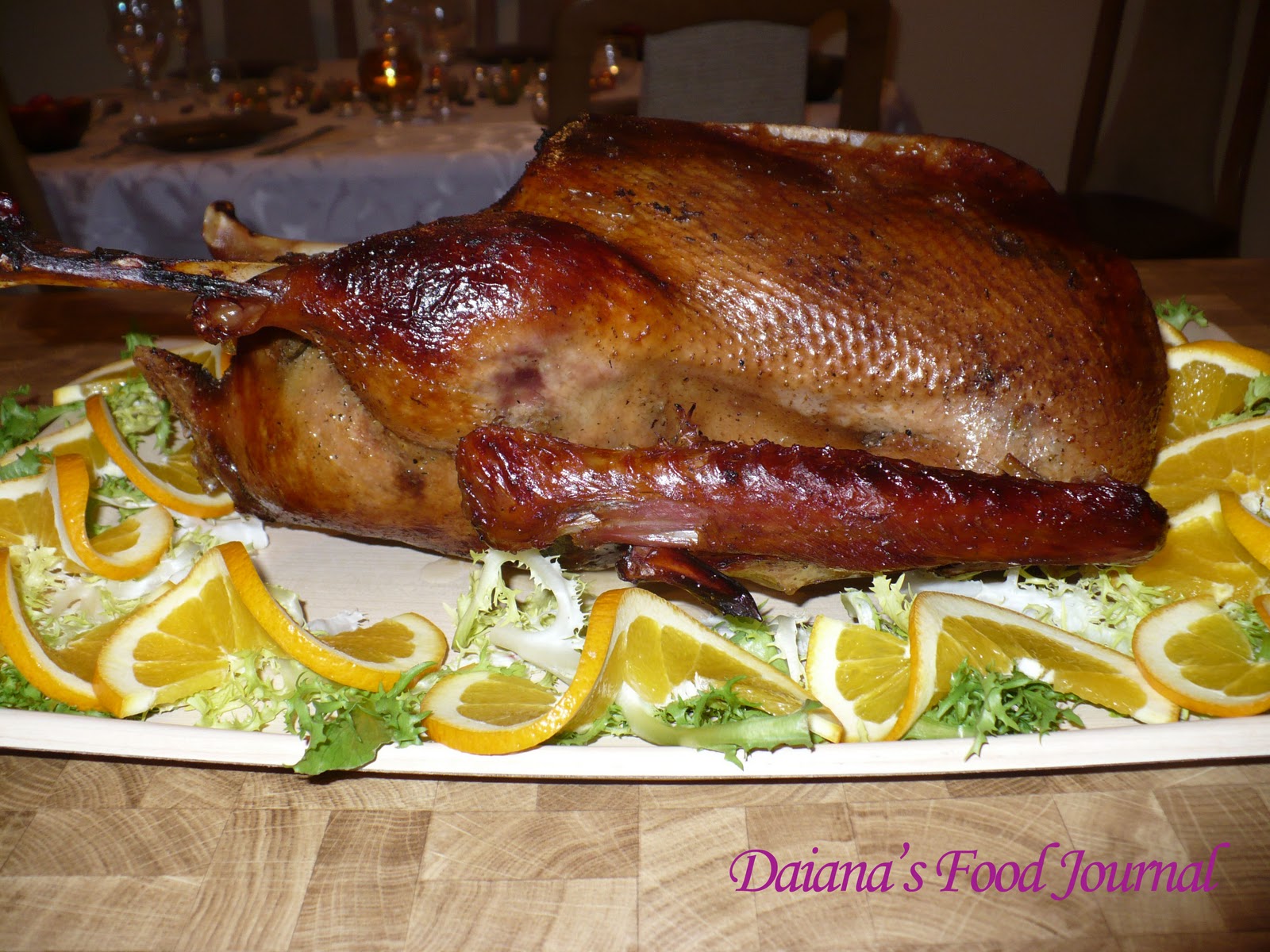 Daiana's Food Journal: Gasca umpluta cu mere