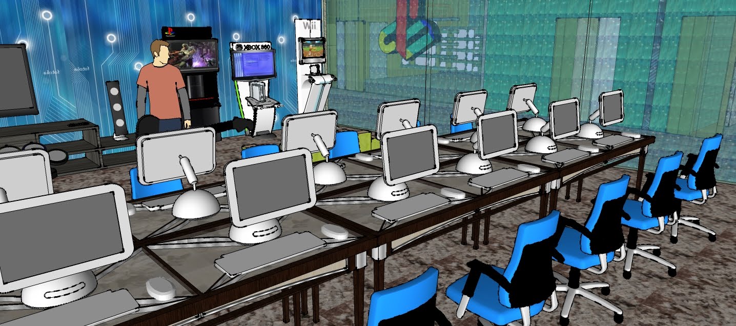 Portfolio: Video Game Centre design for Harbourfront (ON)