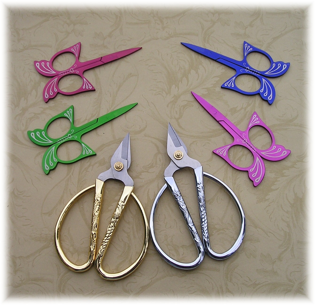 Anita's Stitching: January New Scissors Arrived... 4 new Butterfly ...