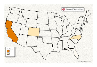 The Best Eleven: 2008 Toronto FC Roster Maps