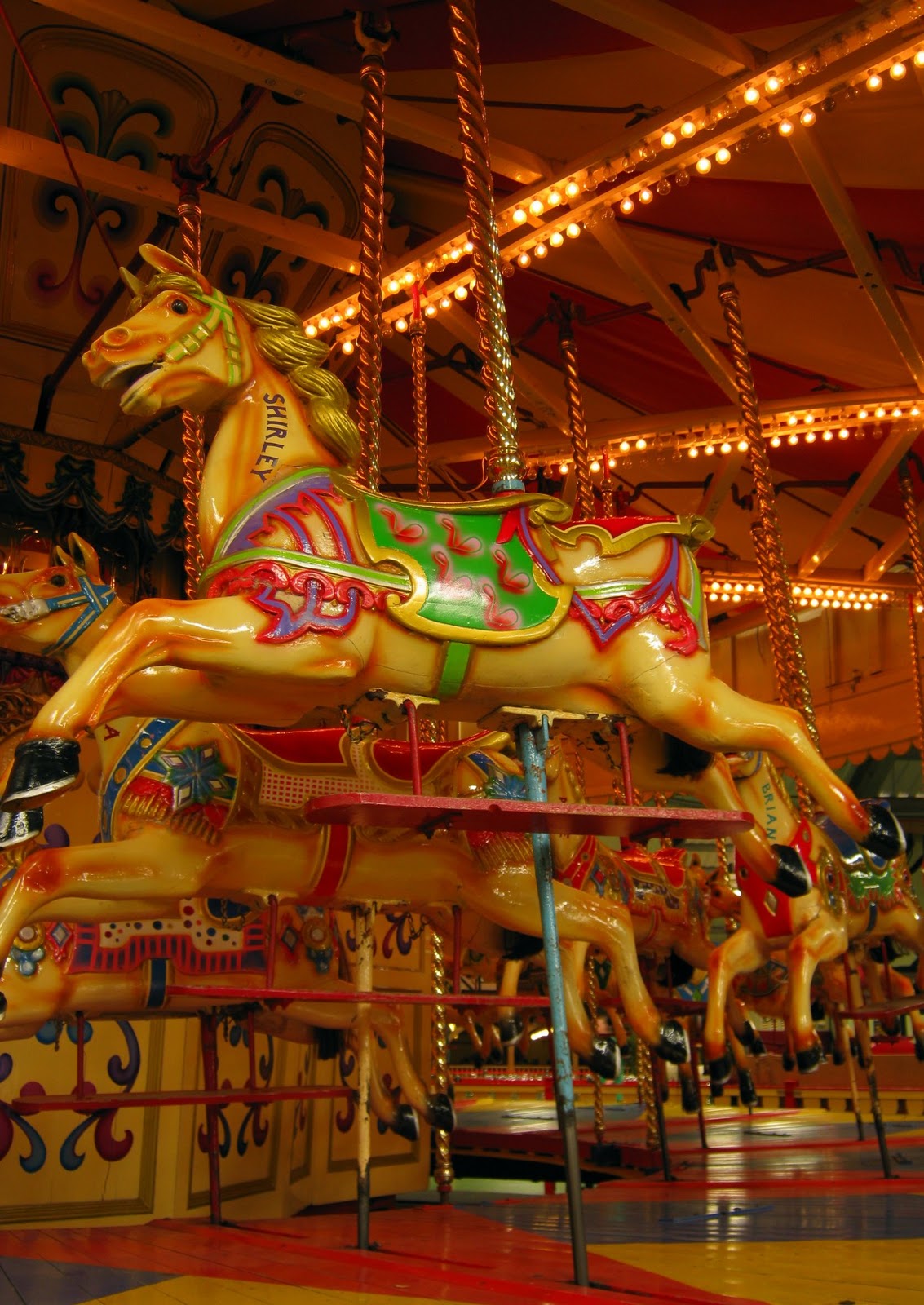 The 1920s Golden Gallopers Carousel
