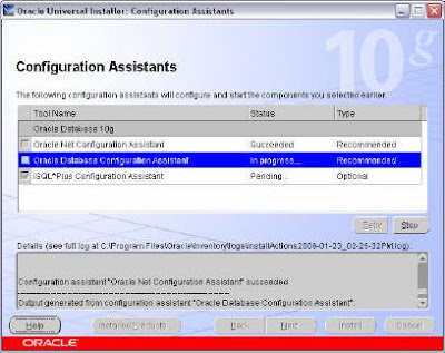 nropeerus_09: วิธีการติดตั้ง Oracle 10g บน Window : Step by Step