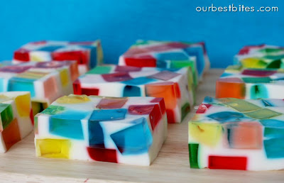 Glass Block Holiday Jello {Festive!} - Our Best Bites