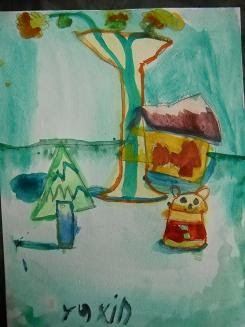 Right Brain Kids Art: Right Brain Kids Art - Overlapping drawing practise