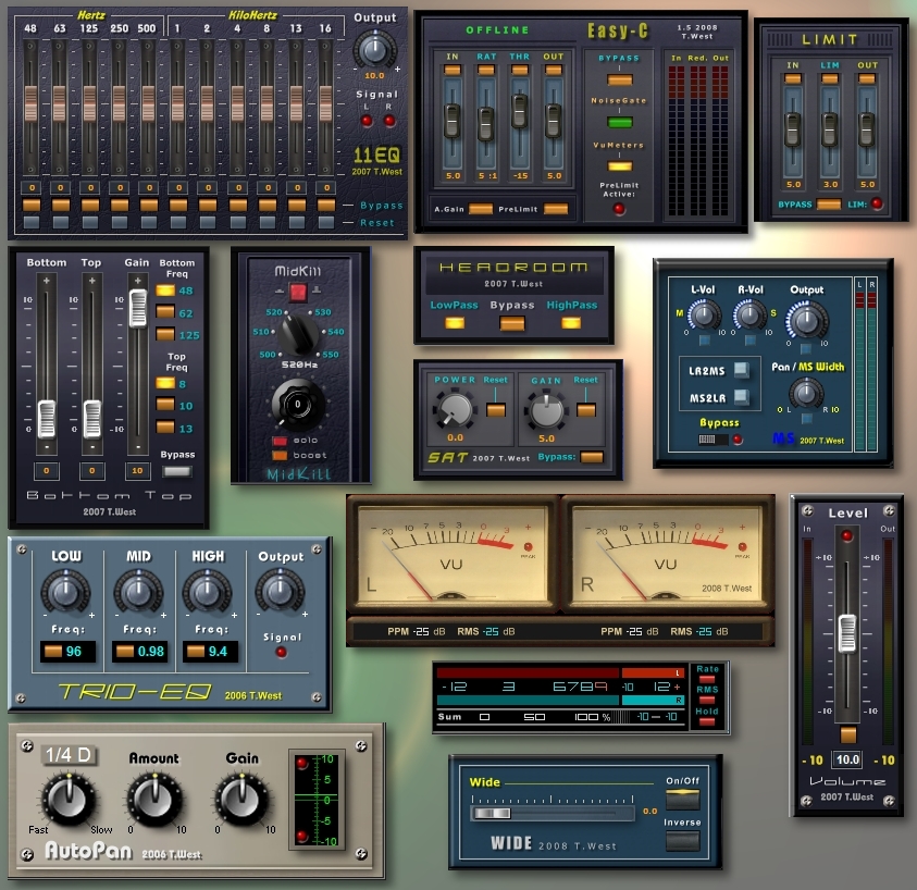 Coleção com 15 efeitos VST gratuitos. - JEAUDIO