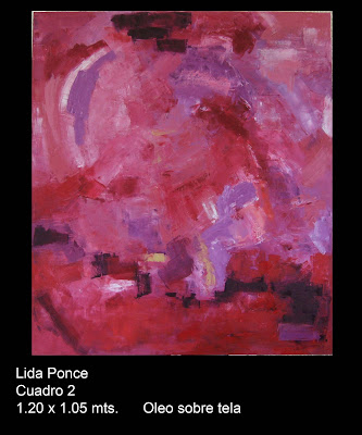 Cuadros abstractos de Lida Ponce: Cuadros abstractos