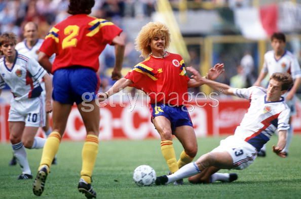 Fútbol Mundial Kits - Uruguay: Selección de Colombia - 1990 (home y away)