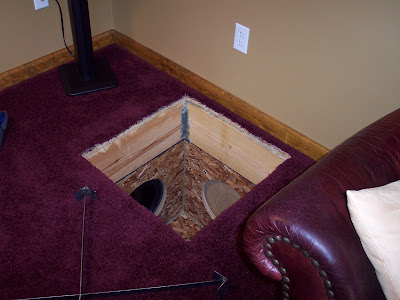 American Basement Solutions: Subwoofer speakers in crawlspace ...