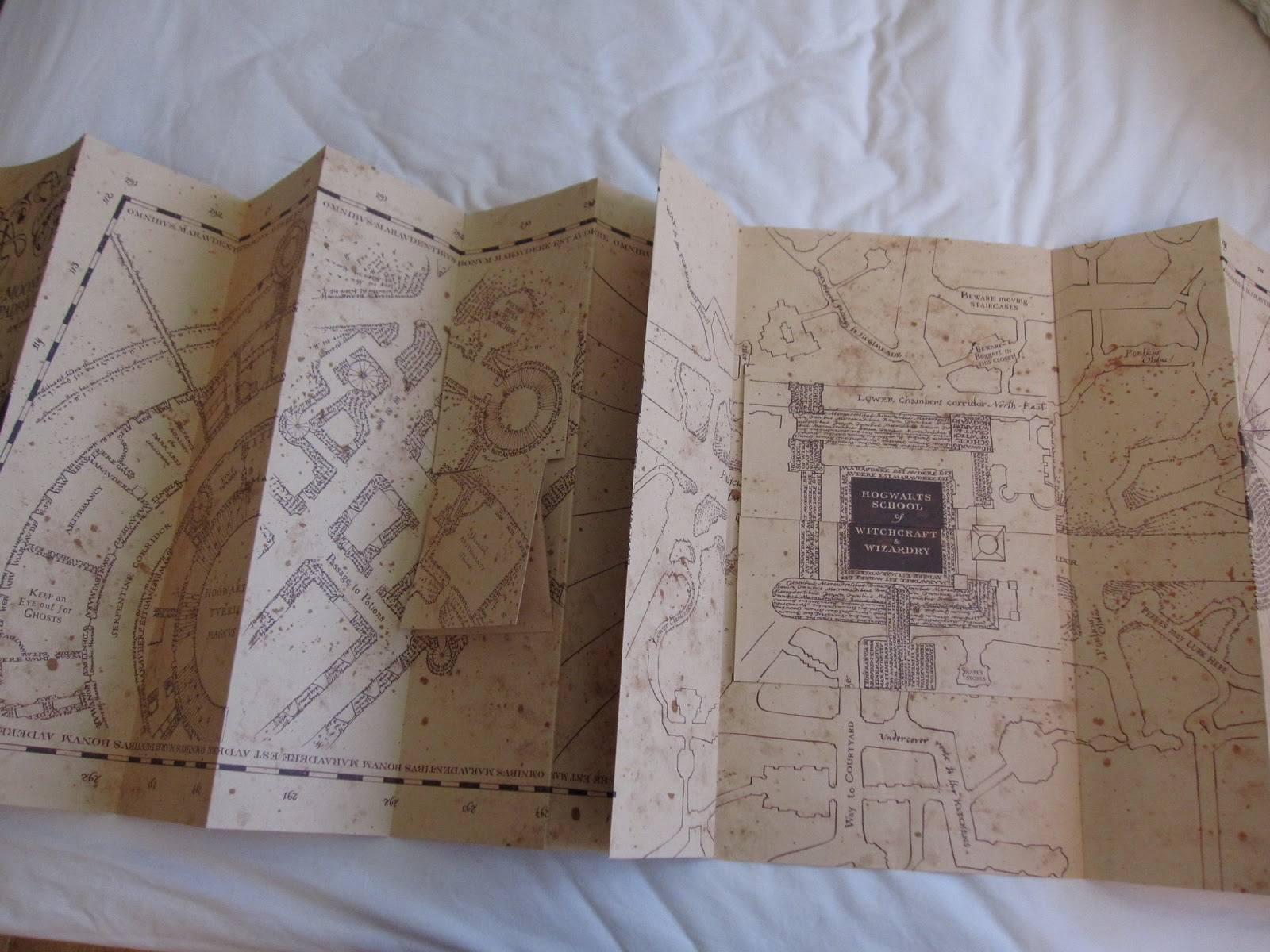 La Ciudad de las Bestias: ¡¡El Mapa del Merodeador!! Marauder´s map!!