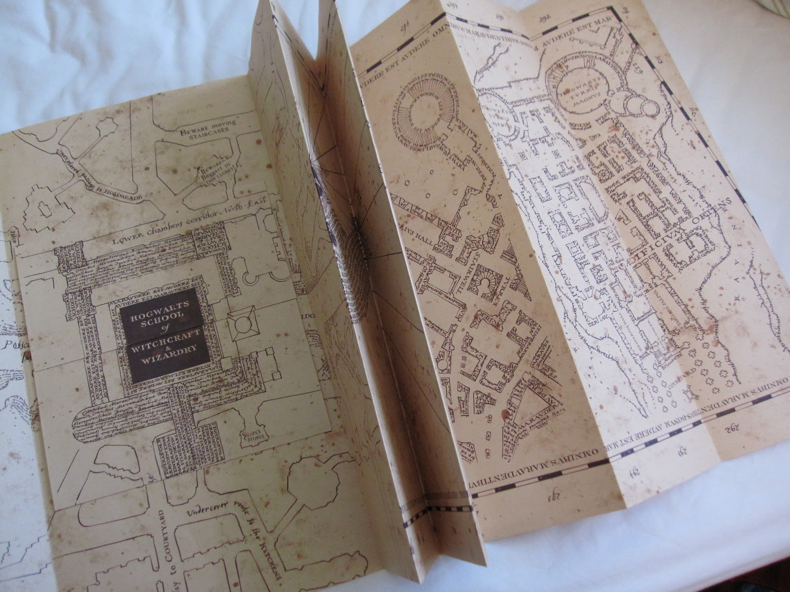 La Ciudad de las Bestias: ¡¡El Mapa del Merodeador!! Marauder´s map!!