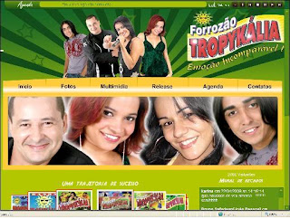 Forró na Veia: Forrozão Tropikália de site novo,preparando novo CD...