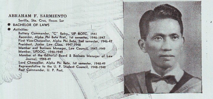 DILIMAN DIARY: U.P. Regent and Retired Associate Justice Abraham F ...