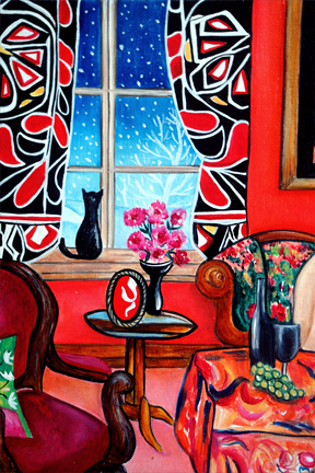 Lounging in The Patterns of Matisse by k Madison Moore
