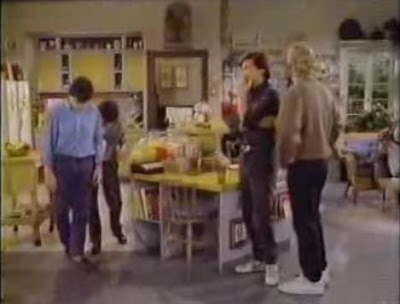 step off george: Sitcom Kitchens Stairs