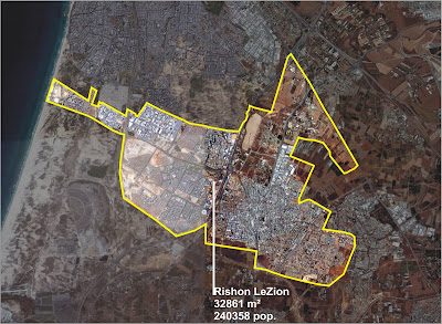 Rishon LeZion and its districts - cities inside of a city?