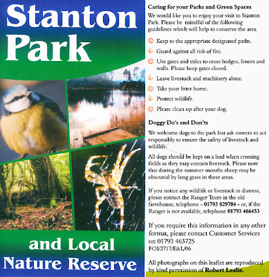 Local Wildlife: New park leaflet