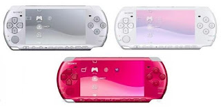 New Sony PSP 3000 Console Colors