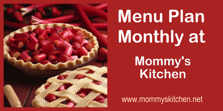 April Menu ~ Menu Plan Monthly — Mommy's Kitchen