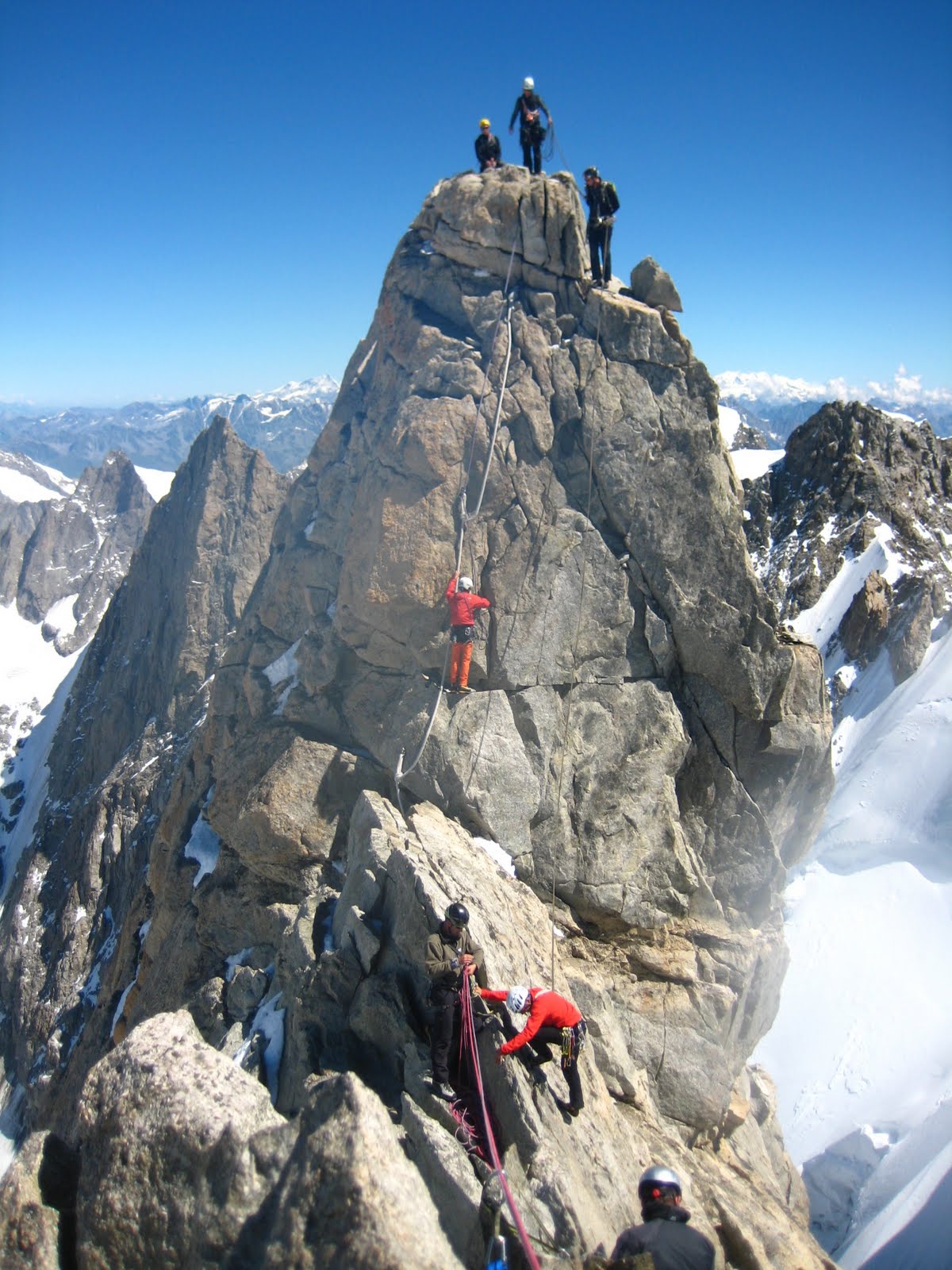 PHOTOS DE MONTAGNES: Dent du Géant depuis le refuge de Torino