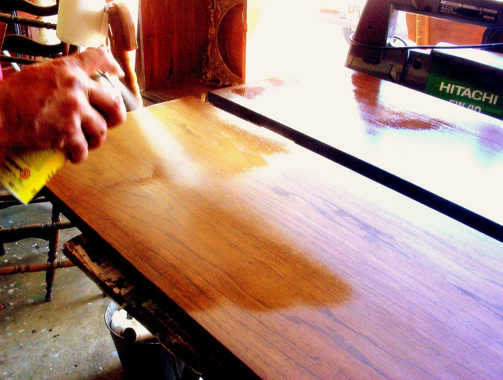 The Greentiques Solution: How To Refinish a Table - Part 5 - The First ...