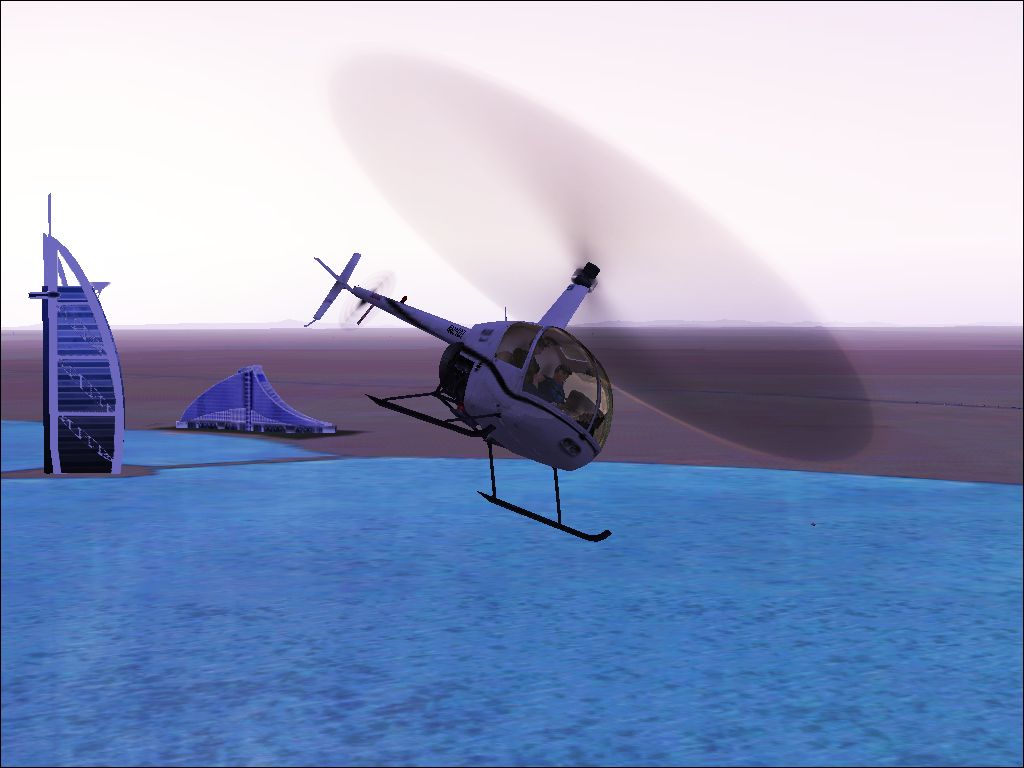 FRSimscreens: [FSX] Helicopter in Dubai