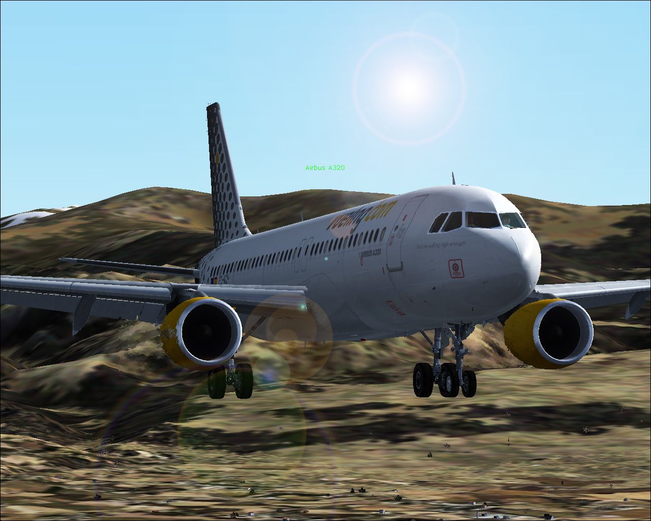 FRSimscreens: [FS9] A320 Vueling in Granada