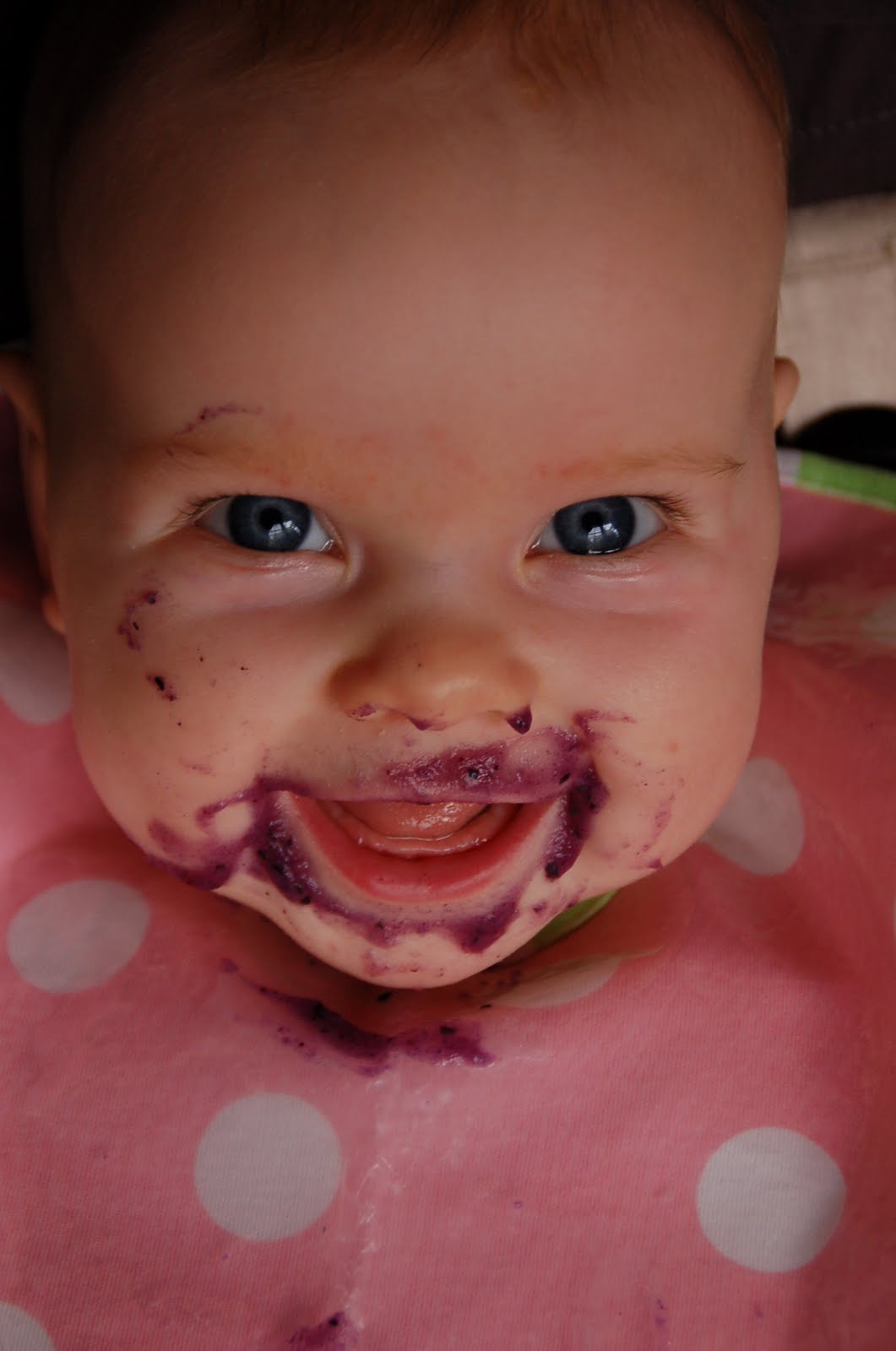 barrandgirl: The Mandatory Messy Blueberry Face Shot