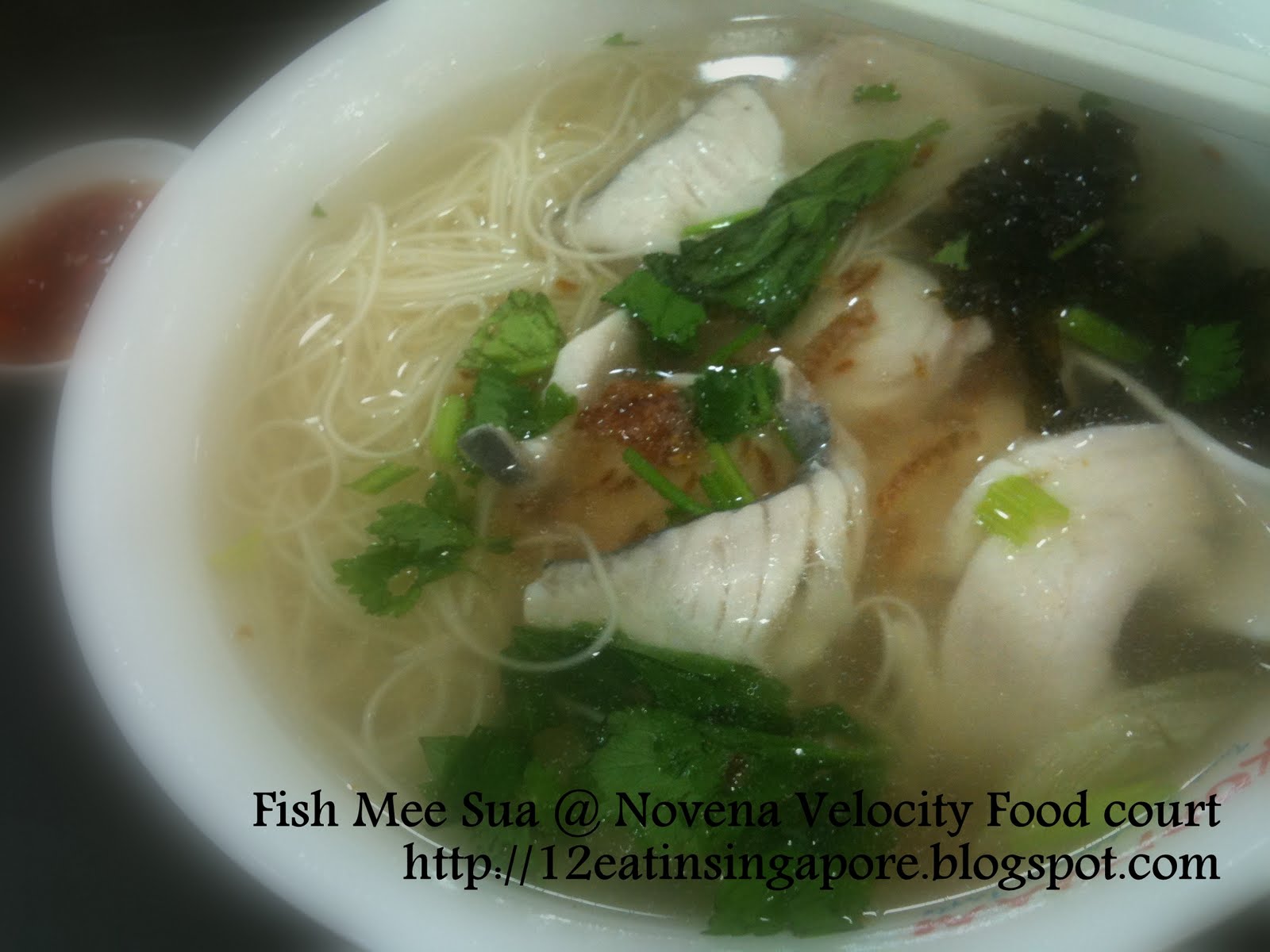 1。。2。。。 eat in Singapore!: Fish Mee Sua @ Novena Velocity Foodcourt