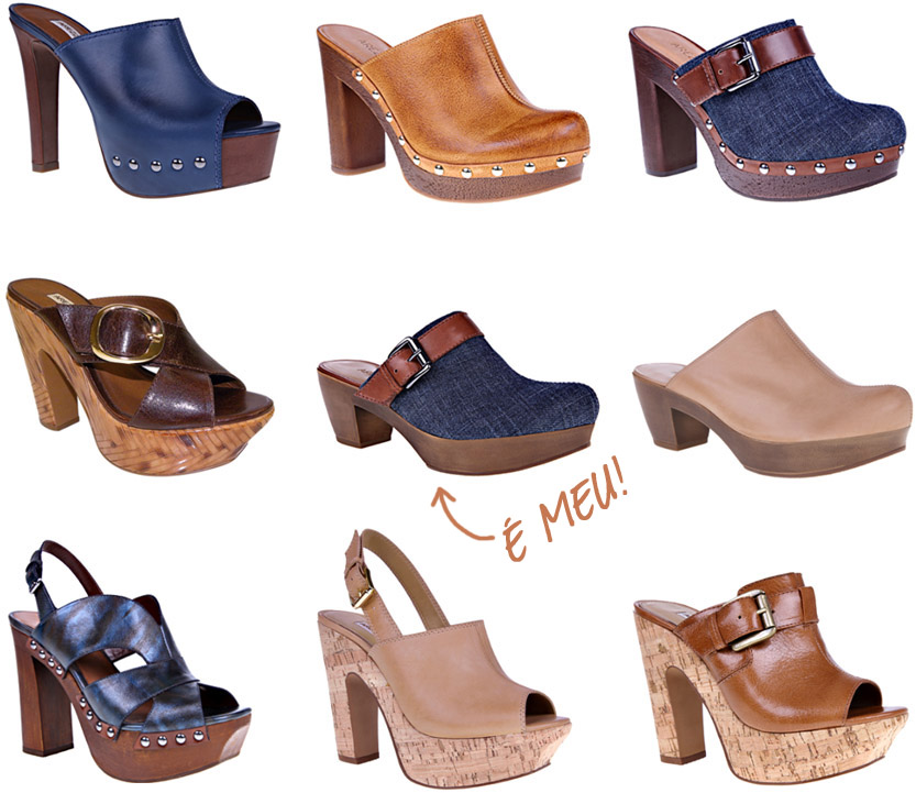 Diário de um Fashionista!: CLOGS: SUBA NA TAMANCA